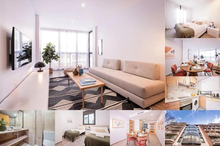 Cozy 4 Bedroom Groupflat Near Plaza España 10ppl - Barcelona