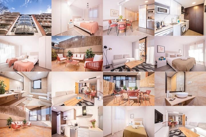 Lovely 4-bedr Groupflat Close To Pl. España 9ppl - Barcelona