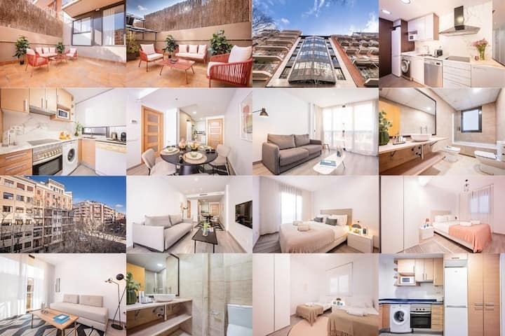 Great 6-bedroom Groupflat Near Plaza España 15p! - Sant Just Desvern