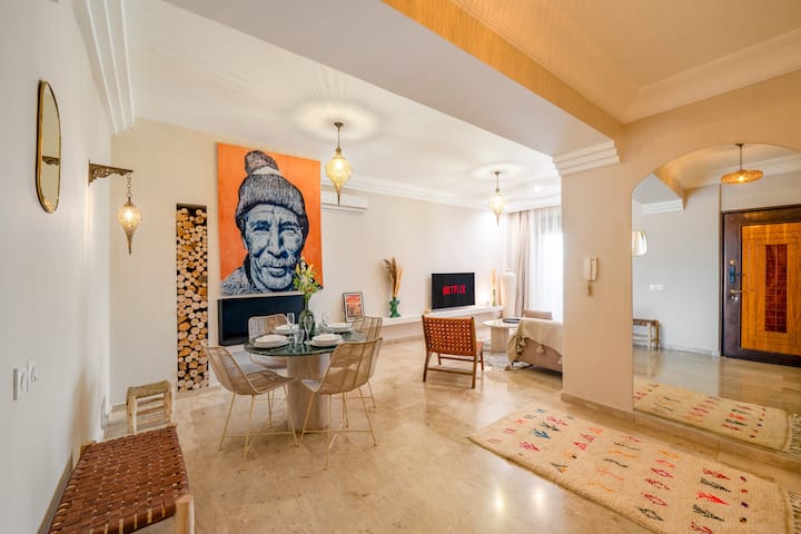 Spacieux, ÉLégant Et Central Avec Grande Terrasse - Marrakesh