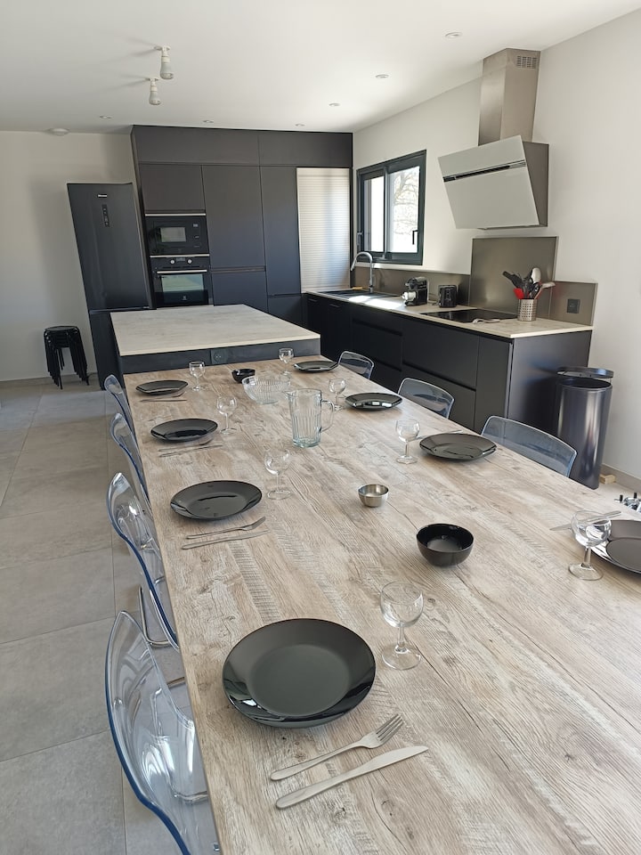 Maison 10 Personnes/piscine/5 Chambres/2 Sdb - Céret