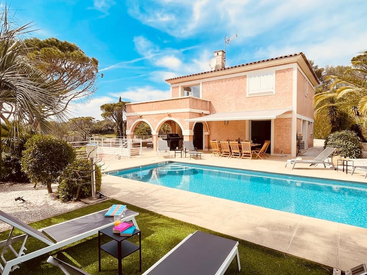 Charmante Villa Piscine Au Cœur Du Golf Valescure - Saint-Raphaël