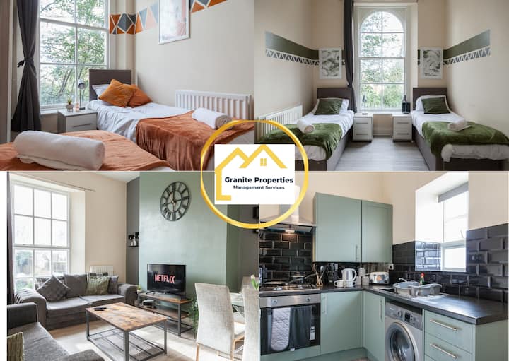 Modern 2br Home | Wifi|freeparking|contractors - Wirral