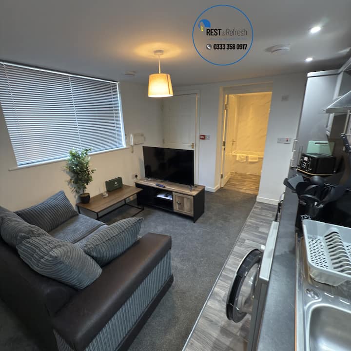 Flat, Sleeps 2, Wi-fi,parking,beach(rest&refresh) - Redcar