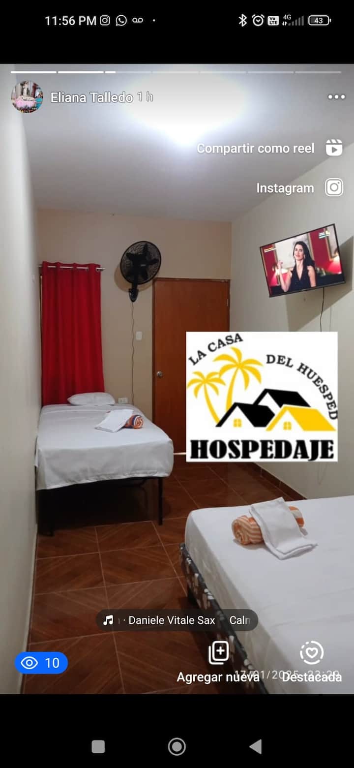 1habitación Del Viajero 1baño (03 Huésped)puyango- - Tumbes