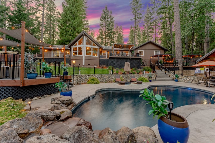 Hidden Mountain Getaway Mini Resort Sleeps 16+ - Foresthill, CA