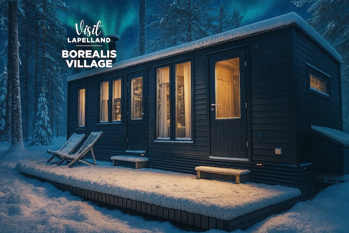 Borealis Village 4|view|sauna|fireplace|ylläs 5min - Äkäslompolo