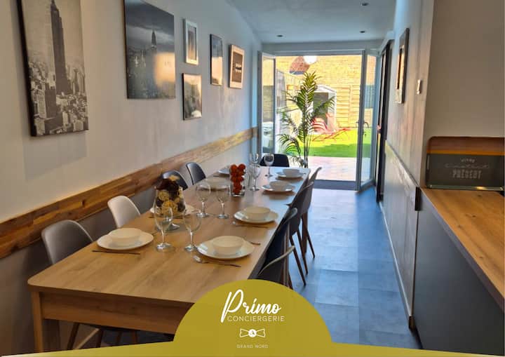 >•< Le Repère-5 Chambres-proche Lille-by Primo >•< - Tourcoing