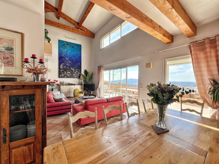 Villa «Les Oliviers» Vue Mer, Piscine, Climatisée - La Seyne-sur-Mer