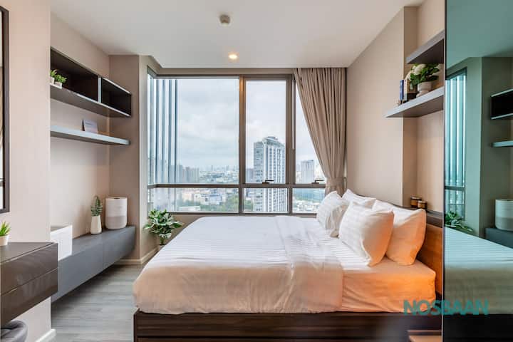 27th Floor Apartment At 2 Minutes Walking From Bts - Thaïlande