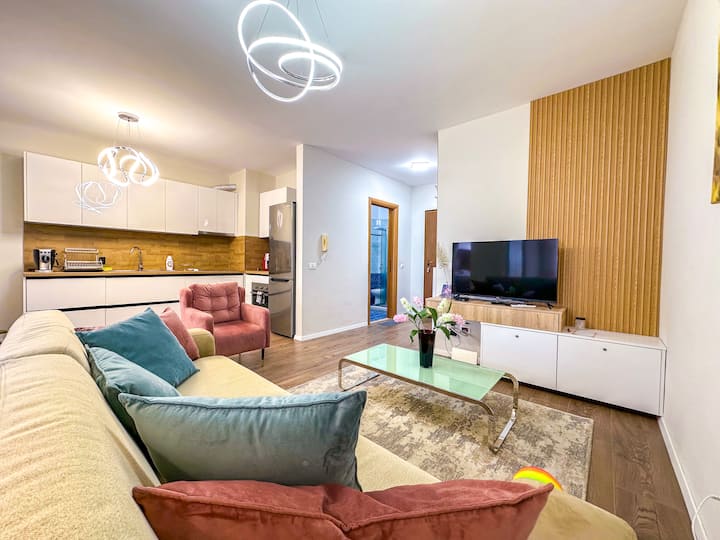 Sea View Scandi Charm 2+1 Vollga - Durrës