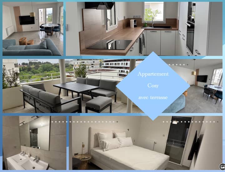 Appartement Cosy Avec Terrasse - Montpellier