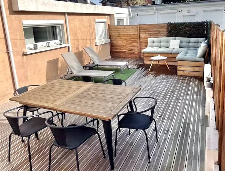 Maison De Vacances + Terrasse Privée à Berck-plage - Fort-Mahon-Plage