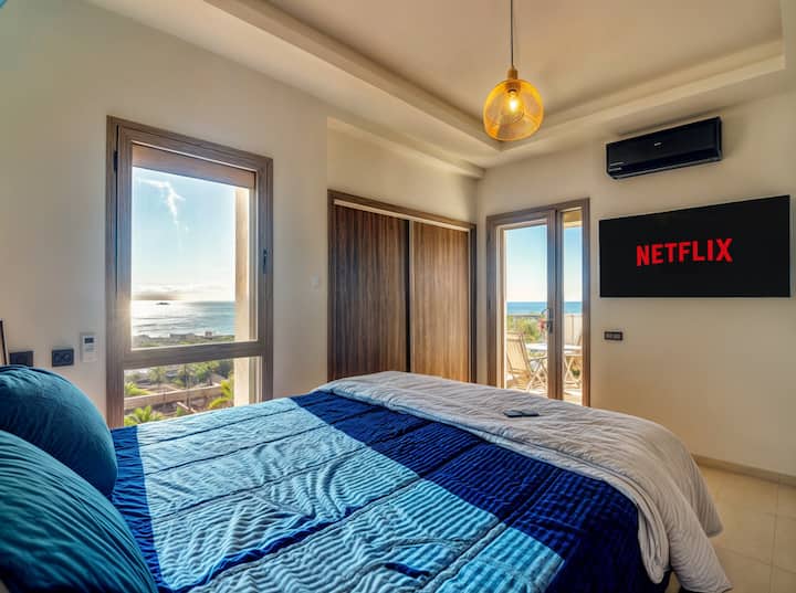Appartement Vue Océan à Anza • Balcon Privé - Agadir