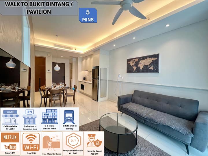 Ontb12: 5 Min Walk To Bukitbintang & Pavilion Kl - Kuala Lumpur