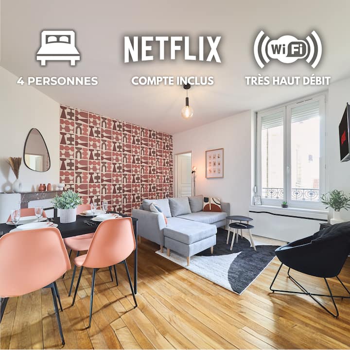 Autumn • Centre-ville Gare • Spacieux • Netflix - Reims