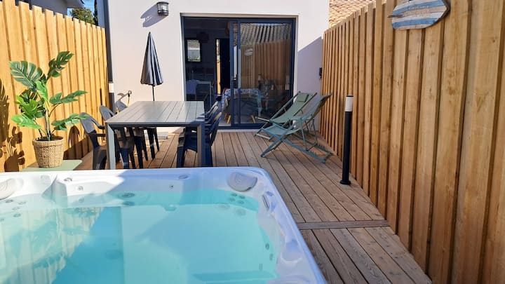 Maison Avec Jacuzzi - Carcans