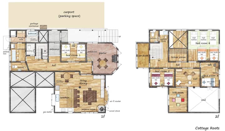 Hida Takayama, Shirakawa-go｜ 4br & 3ba ｜ 2parking - Gifu