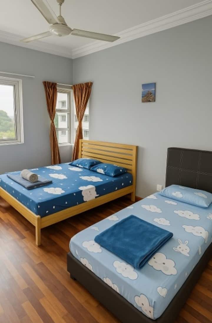 Subang Avenue C/1-9pax/5mins Lrt/gym+pool - Subang Jaya