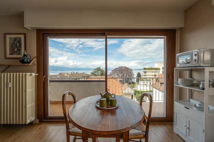 T3 Centre Ville Evian Les Bains Vue Lac - Évian-les-Bains