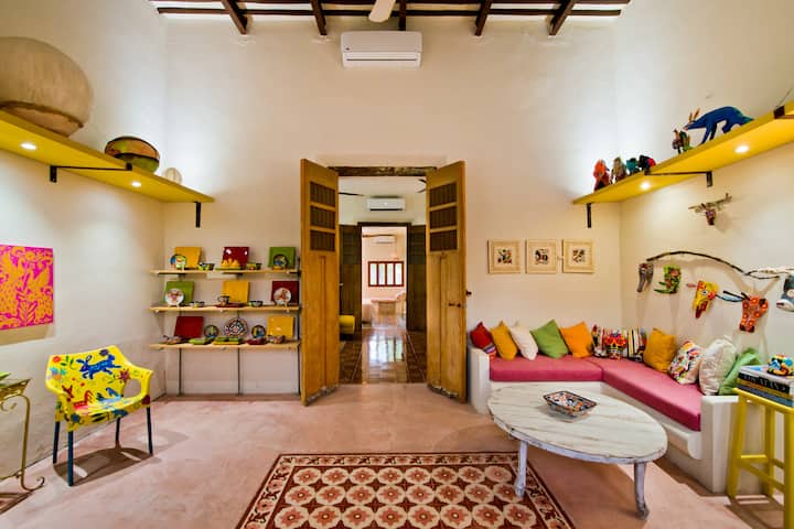 Casa Artista Nah: Art Oasis + Pool - Mérida