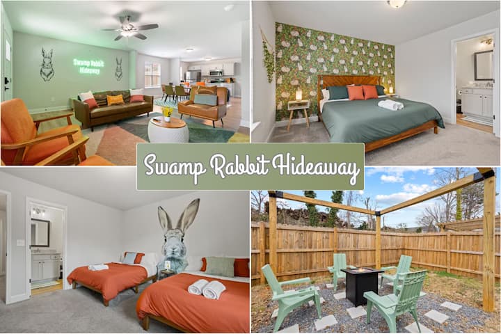 Unique 2br/2.5ba~pacman~firepit~5min Drive Dt Gvl - Greenville, SC