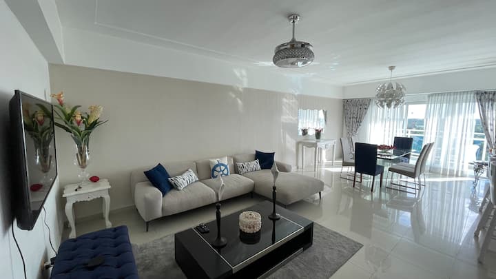 New Apt+ac+gym+pool+bbq+ Ocean View Juandolio 8ac - Dominican Republic