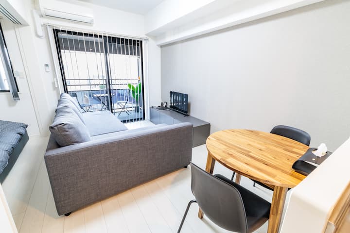 Max4people/35㎡ / 4 Min Subway/family Type Room! - Fukuoka