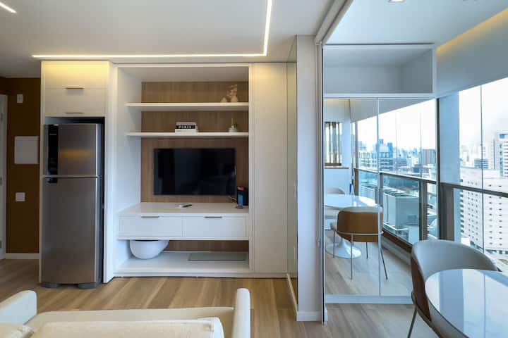 Vn2006 | Studio Alto Padrão E Cama Queen No D'oru - São Paulo