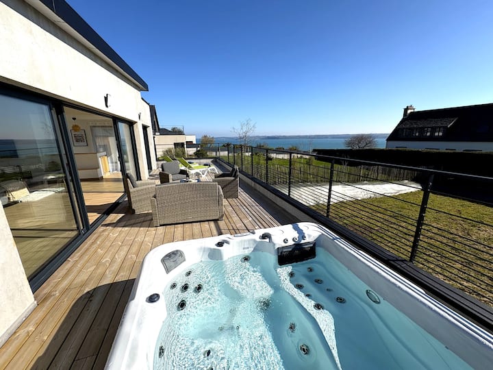 Villa Armor - Vue Mer Et Spa - Santec