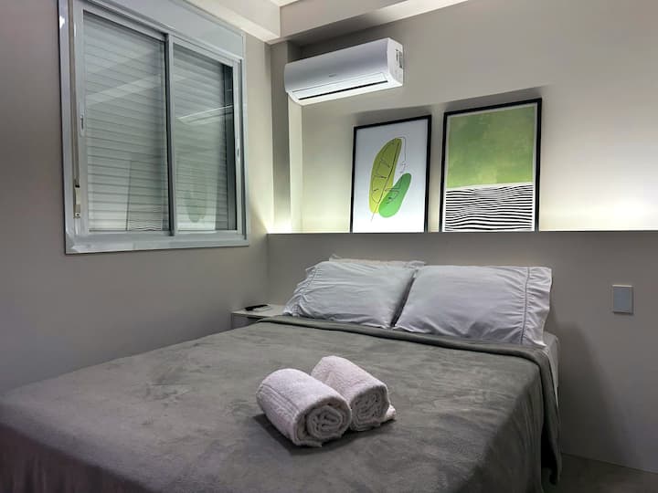 Studio Novo Panamby • Mobiliado • Wi-fi • Piscina - Santo Amaro