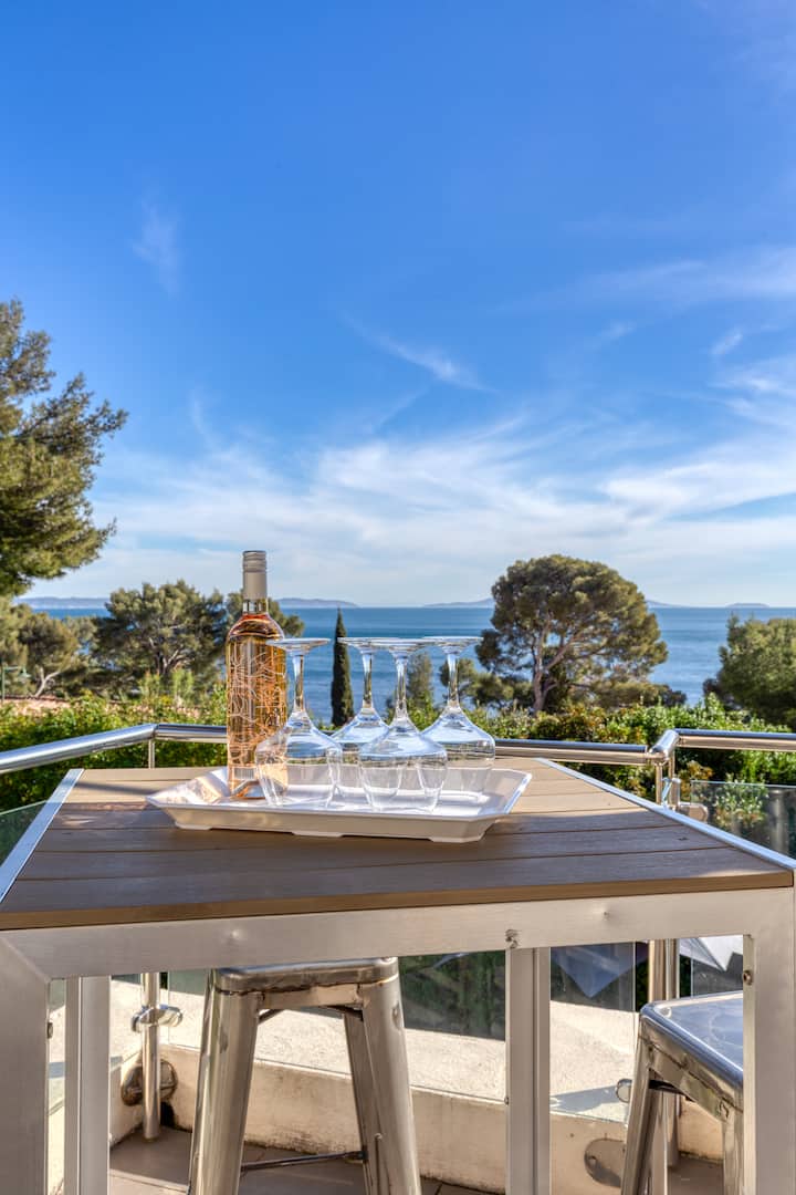 Demeure Domaine Du Soleil/vue Mer – Piscine Privée - Rayol-Canadel-sur-Mer