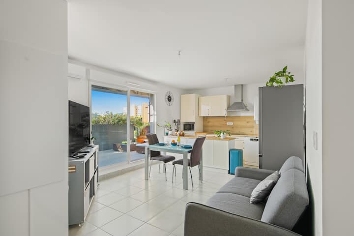 Appartement Plein Sud Climatisé - Hyères