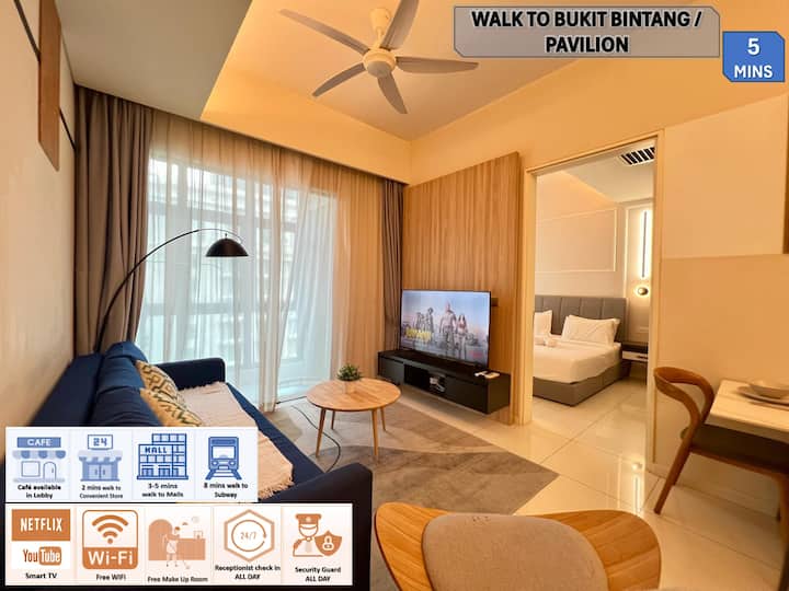 Ontb14: 5 Min Walk To Bukitbintang & Pavilion Kl - Bukit Bintang
