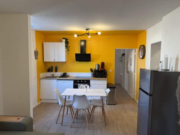 Mélissa - Lumineux, Moderne - Gare - Wifi - Stream - Briey