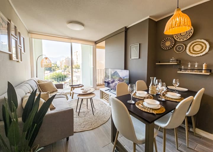 Apartamento Ac Wifi Nuevo Exclusivo L3 Eyzaguirre - Providencia