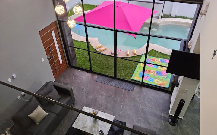 ¡Nueva! Casa Colibrí: Alberca + Jardín Con Juegos - Temixco