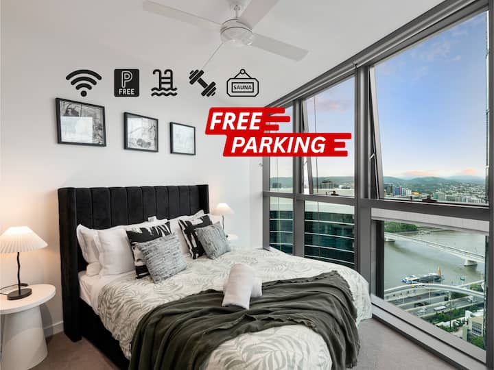 Luxeriverview/toplocation/casinoresort/freeparking - Brisbane