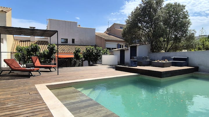 Villa Elisse: ÉCrin De Luxe Avec Piscine & Vue Mer - Gruissan