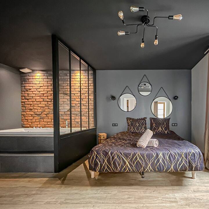Charmante Suite Avec Jacuzzi Et Parking à Clermont - Clermont-Ferrand
