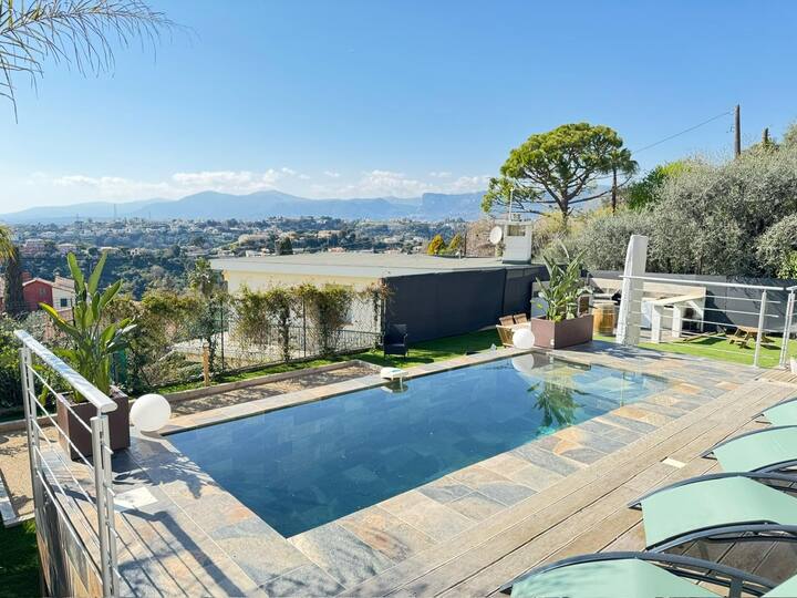 Magnifique Appartement Avec Piscine Et Jardin - Nice