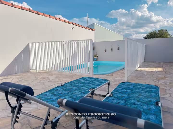 Piscina Churrasco Pertinho Do Centro 6x S/ Juros - Brotas