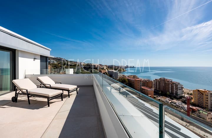 Panoramic Views, Pool And Beach - Fuengirola