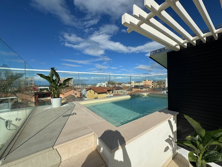 [Rooftop Pool] Vip Penthouse - Fano