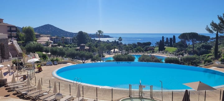 Vue Mer/clim/cap Estérel/5pers - Fréjus