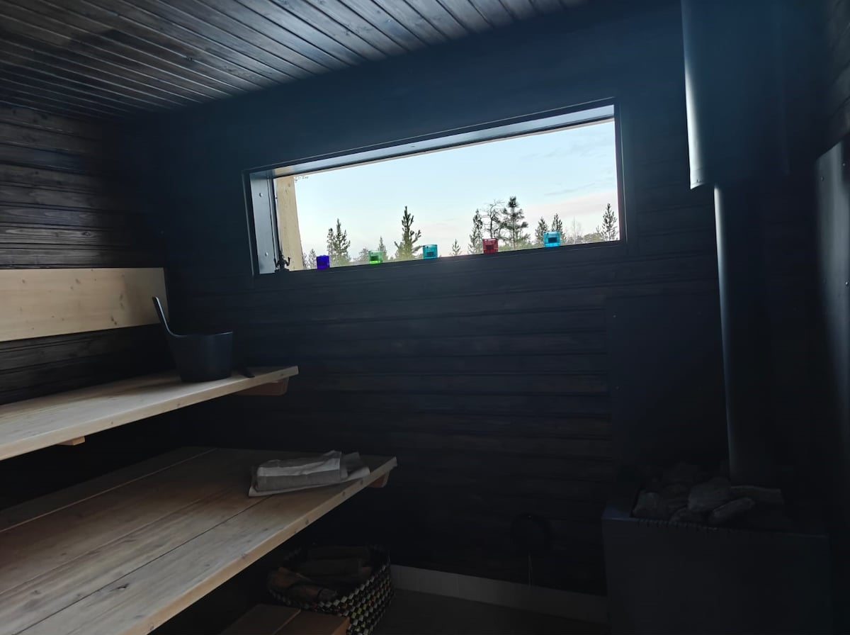 Casa de huéspedes moderna y sauna en el centro de Inari - Cabañas en ...