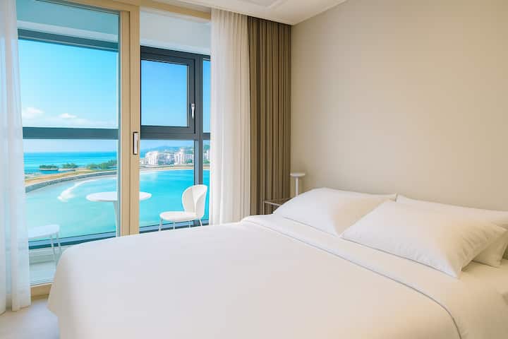 엘스테이/영도호텔/부산오션뷰 숙소/가성비여행/한달살기/취사시설/ 피아크/짚와이어/바다뷰 - Busan