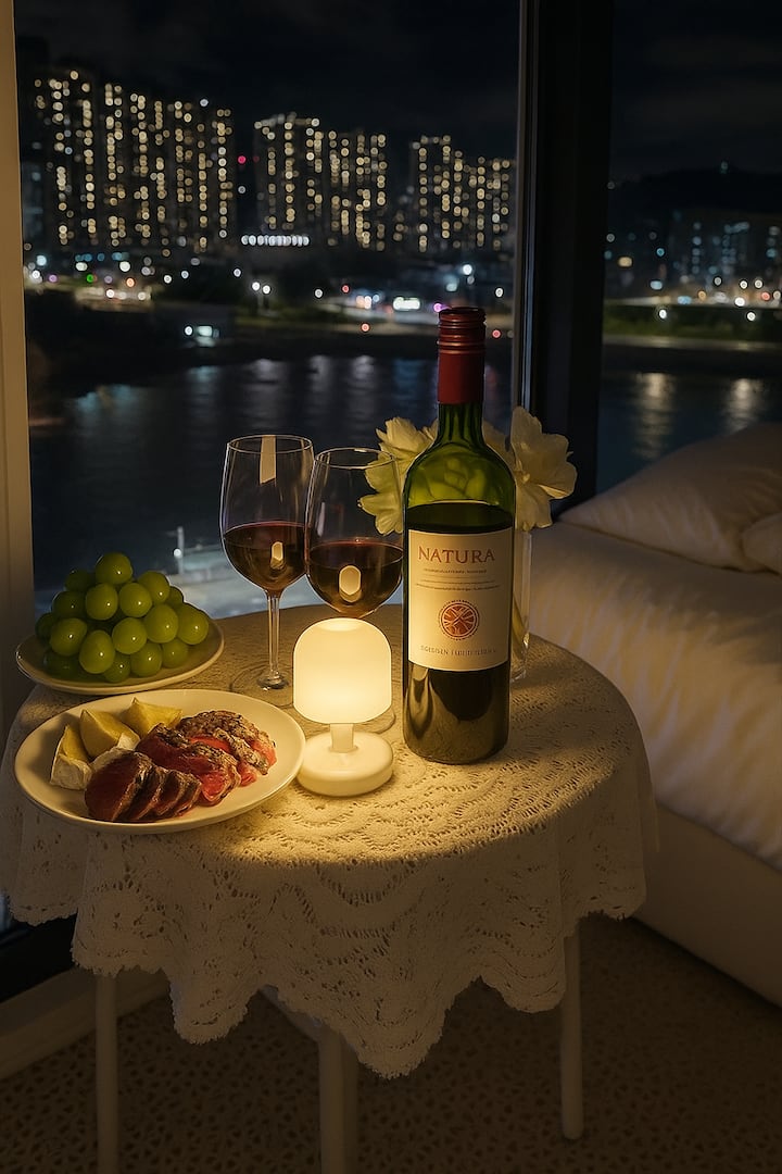 부산 엘스테이 호텔 레지던스 | 한달살기 오션뷰  L 아르떼20%짚라인30%스릴10% 할인 - Busan