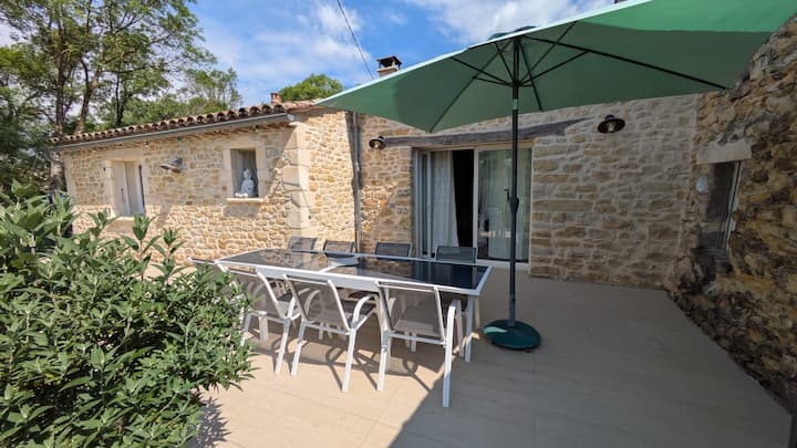 Mas En Pierre "Entre Gard Et Ardèche" Avec Jardin - Saint-Ambroix