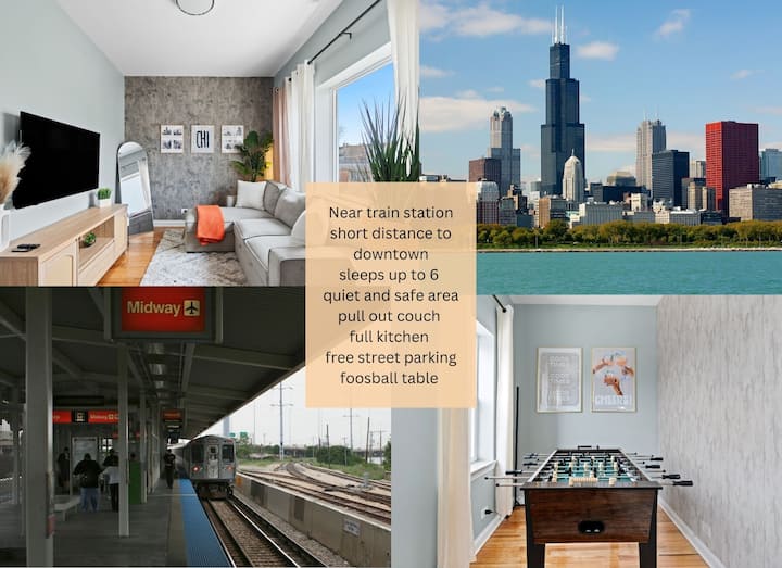 Windy City Escape- 2 Queen Br - Fuller Park - Chicago